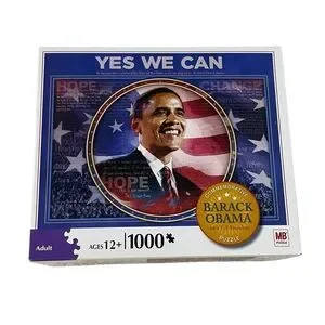 MB Puzzle | Games | New Unopened Box Commemorative President Obama 00 ...